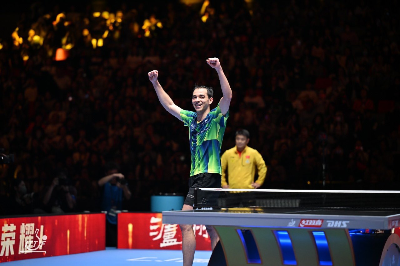 Hugo Calderano é campeão da Copa do Mundo